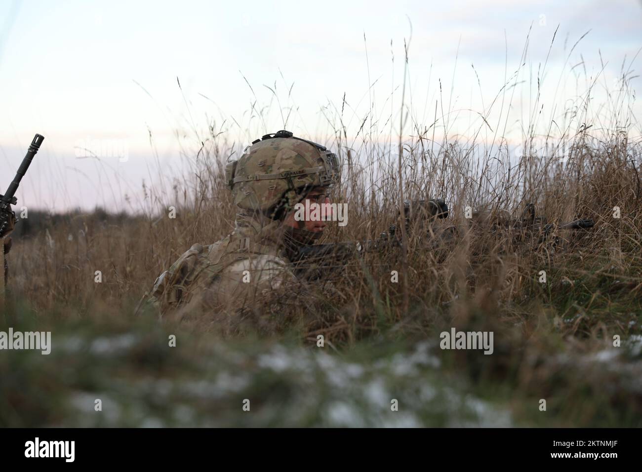 U.S. Soldier assigned to Chaos Company, 3rd Battalion, 8th Cavalry ...