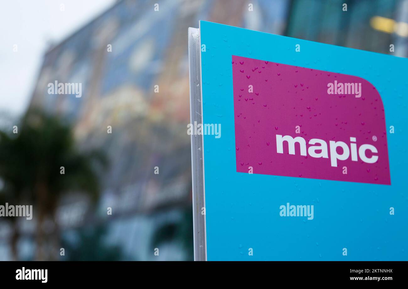 Cannes, France - November 29, 2022: MAPIC - the international leading ...