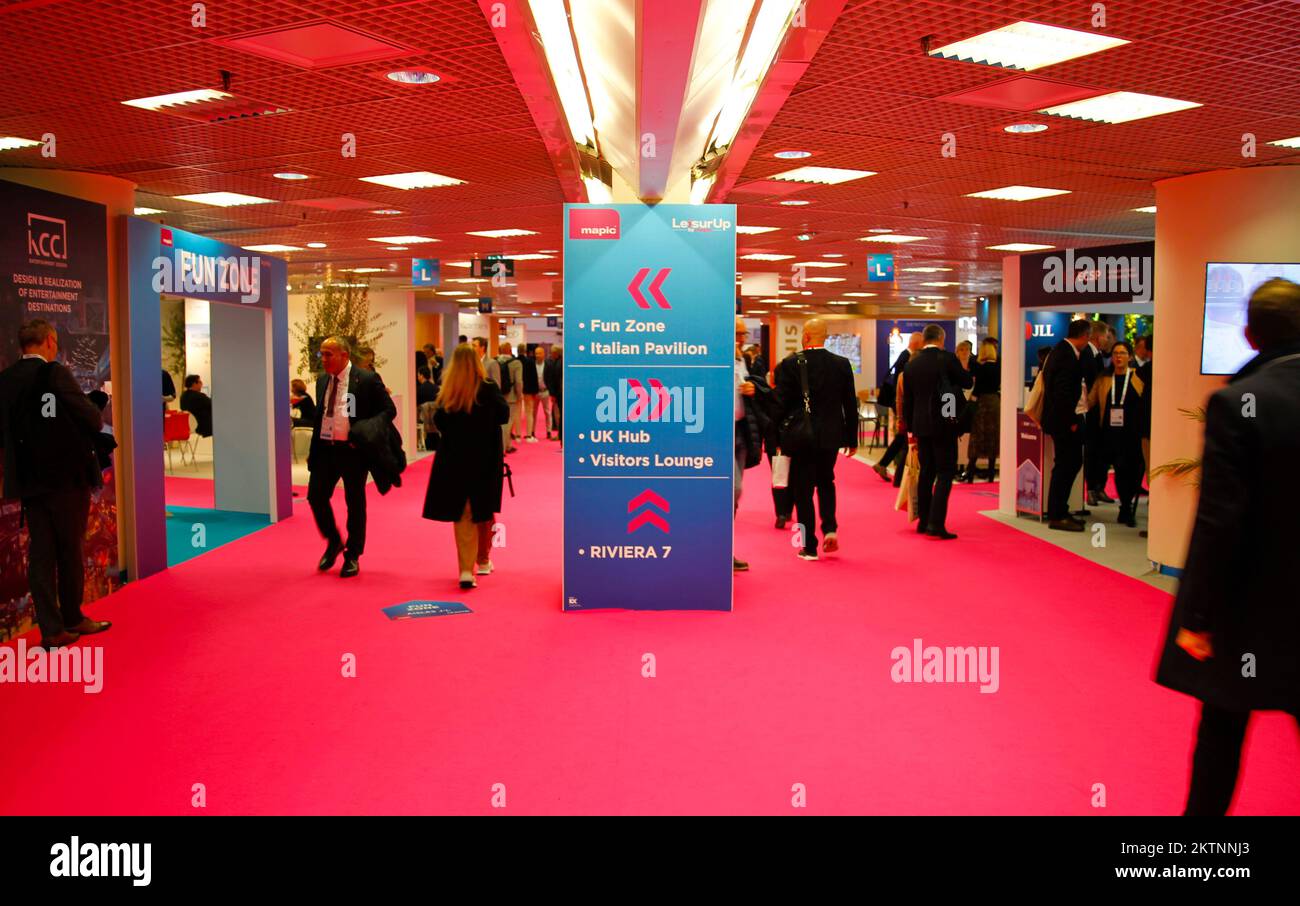 Cannes, France - November 29, 2022: MAPIC - the international leading ...