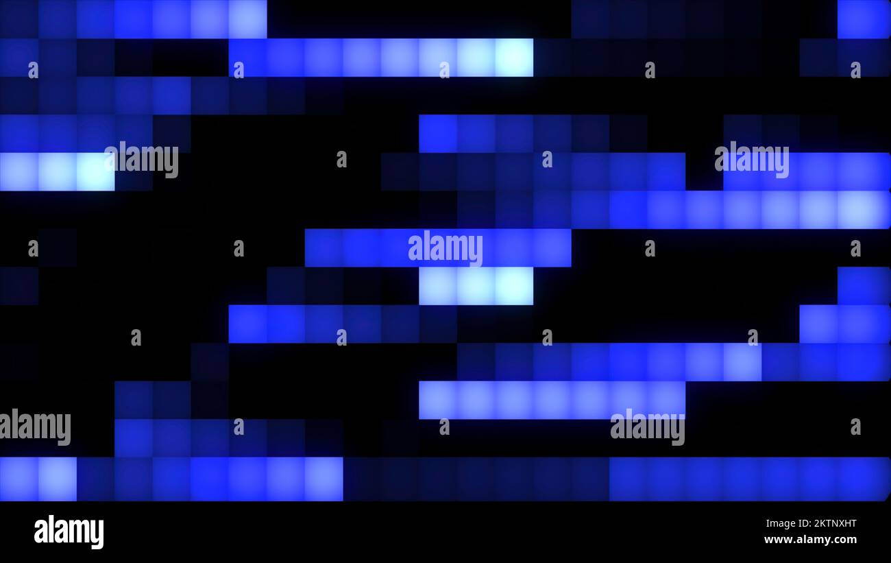 Pixel lines move horizontally. Motion. Retro animation with moving ...