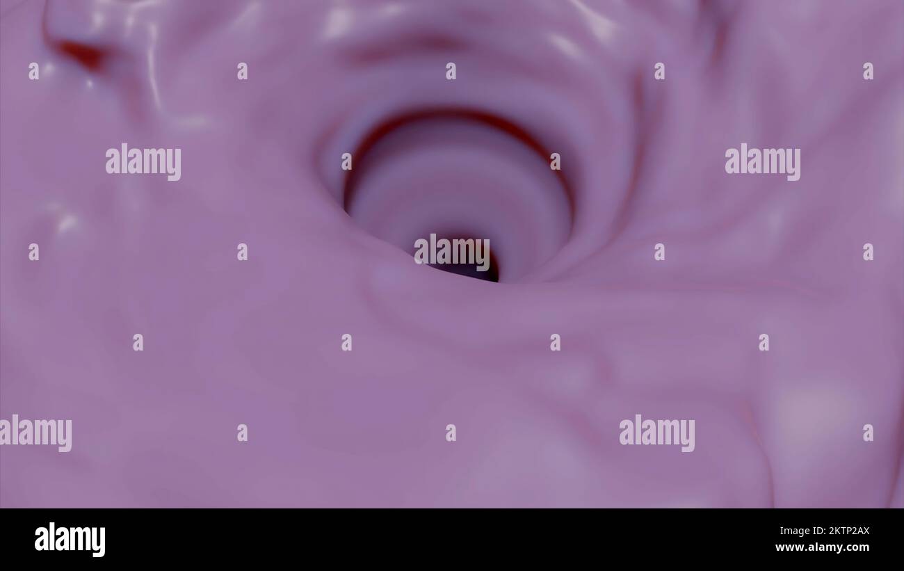 Whirlpool with liquid. Design. 3D animation with liquid whirlpool and ...