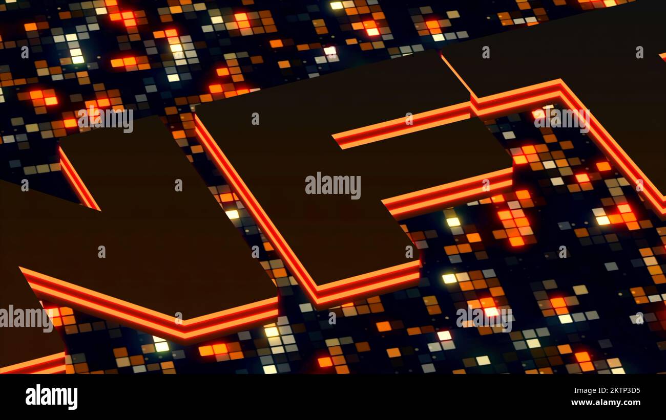 3D NFT on white background. Motion. NFT inscription on background of ...