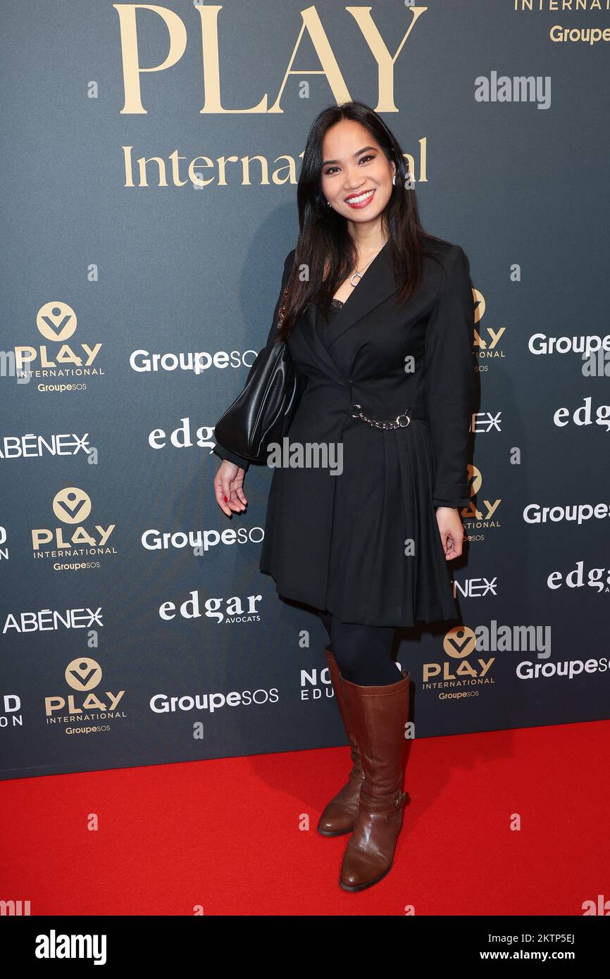 Paris, France. November 29, 2022 Marie-Laure Norindr aka Kayane attends the 10TH Play ...