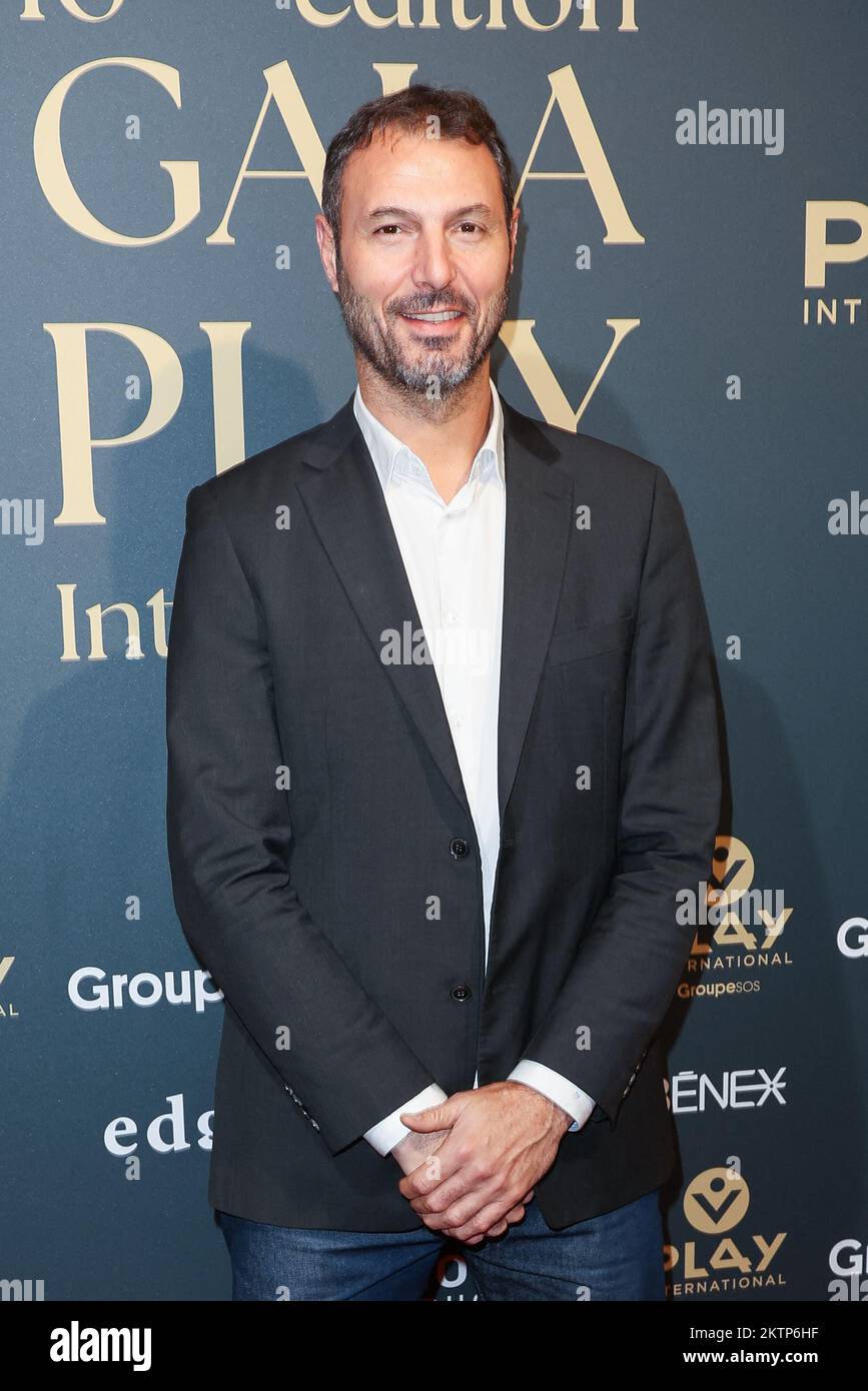 Paris, France. November 29, 2022 Jerome Fernandez attends the 10TH Play ...