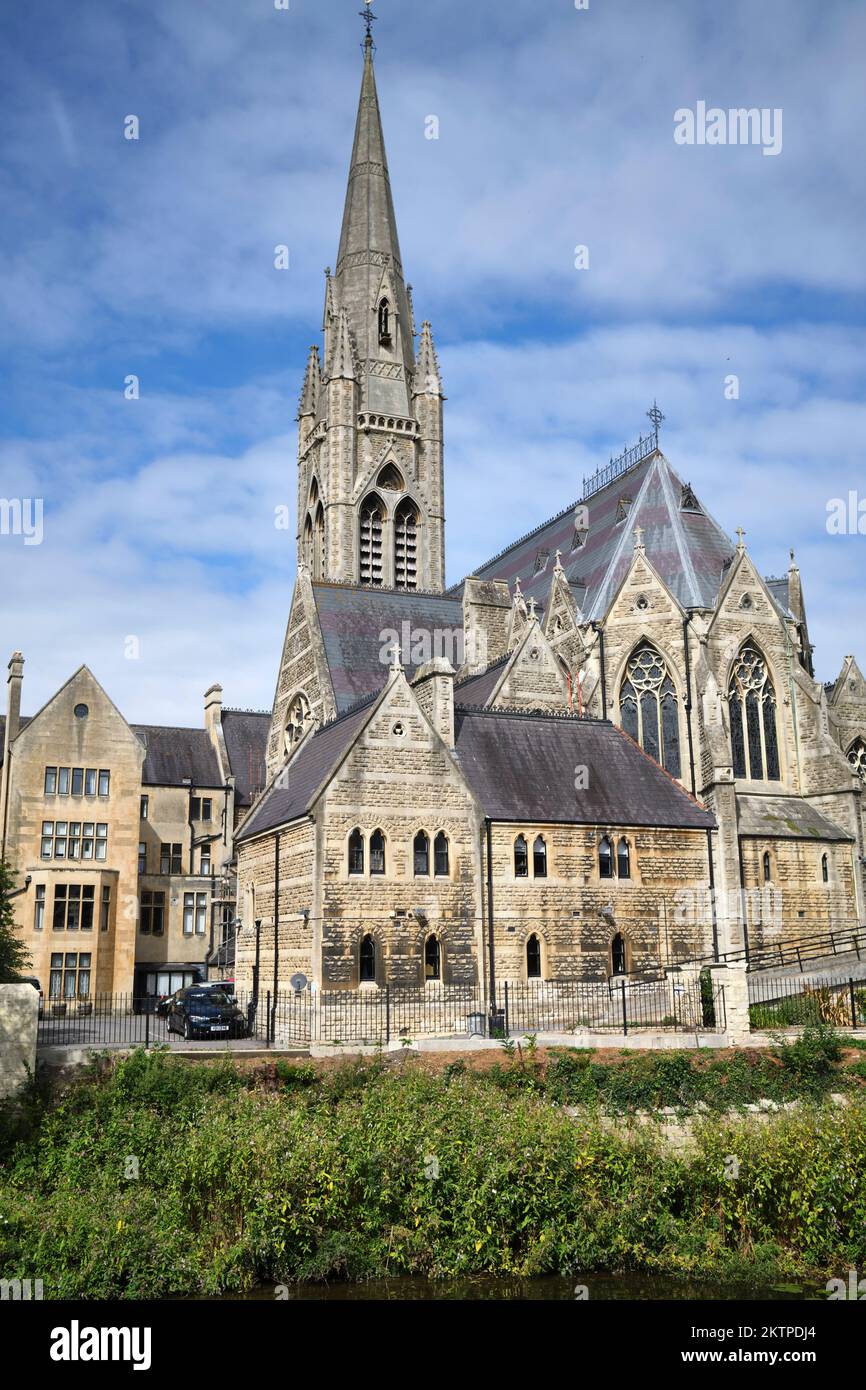 St John the Evangelist's Catholic Church Bath England UK Stock Photo ...