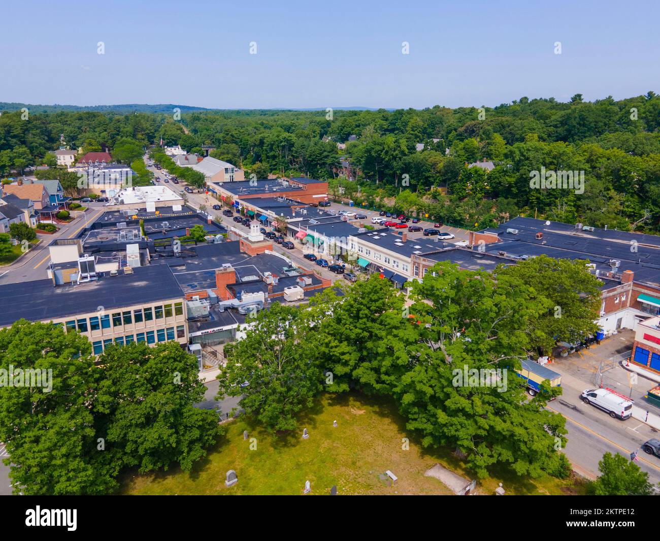 Downtown wellesley massachusetts usa hi-res stock photography and ...