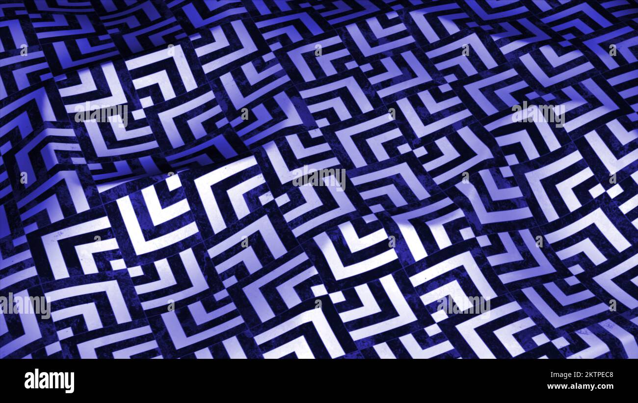 Background with fabric pattern and waves. Motion. Surface with ornament ...