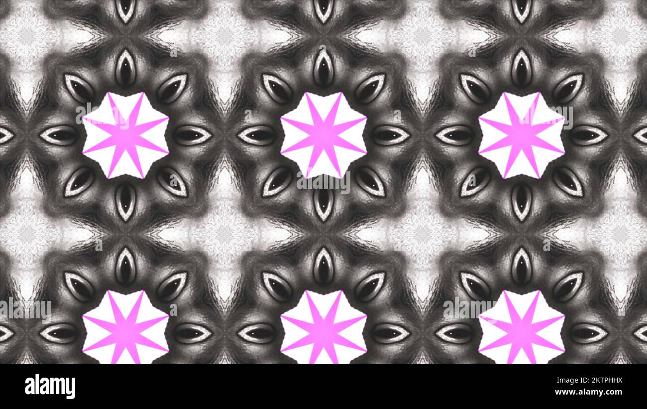 Bright flashing pattern with kaleidoscopic effect. Motion. Bright ...