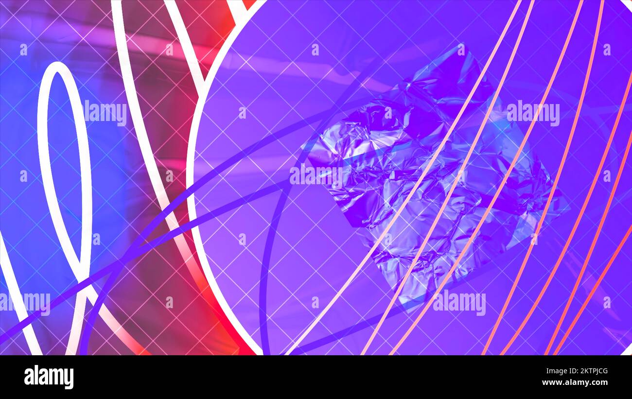 Animated insert with moving lines and shapes. Motion. Stylish animation ...