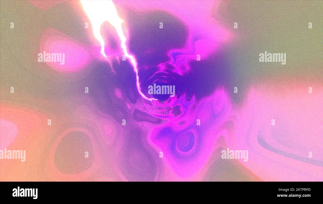 Rotating tunnel with plasma. Motion. Plasma burrow with moving and ...