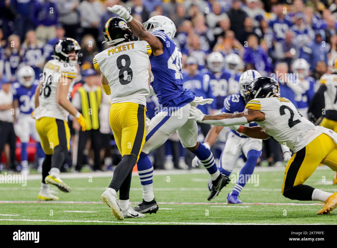 Indianapolis, Indiana, USA. 28th Nov, 2022. Pittsburgh Steelers ...