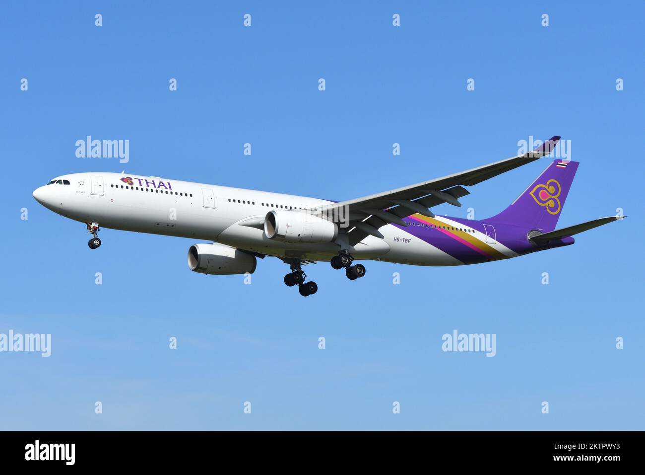 Chiba Prefecture, Japan - May 18, 2019: Thai Airways Airbus A330-300 ...