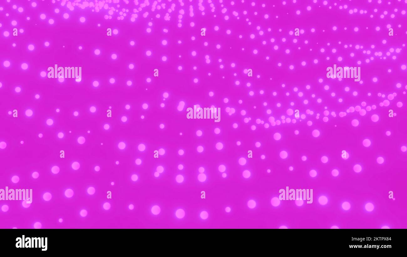Luminous dots move in wavy streams. Design. Animated background of ...