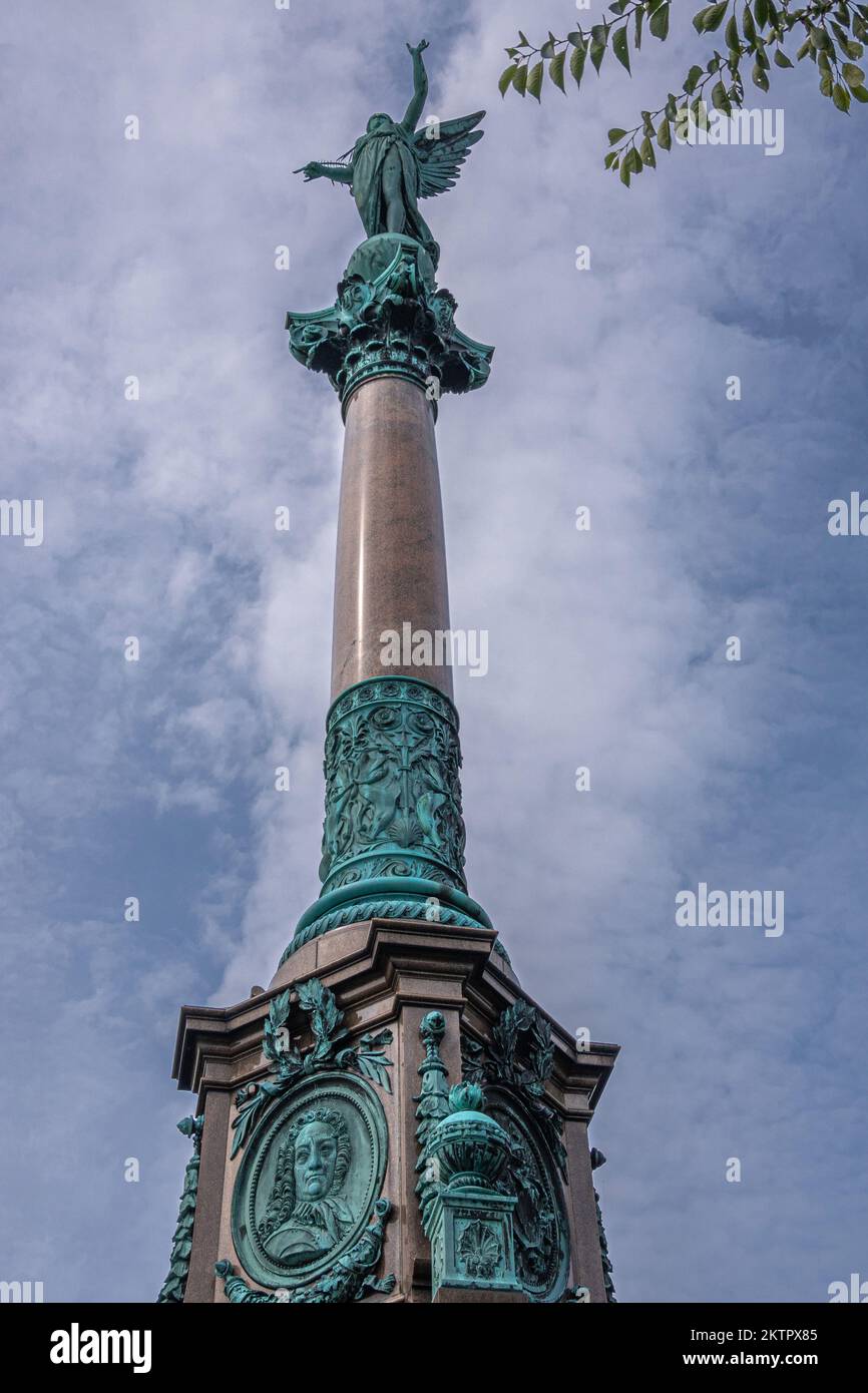 Copenhagen, Denmark - July 24, 2022: Ivar Huitfeldt Column detail ...