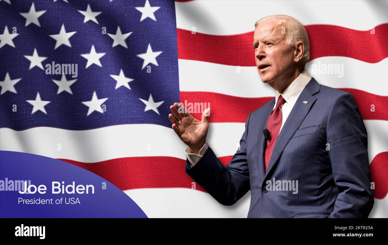 Intro with American flag. Motion. Introduction with the image of US ...