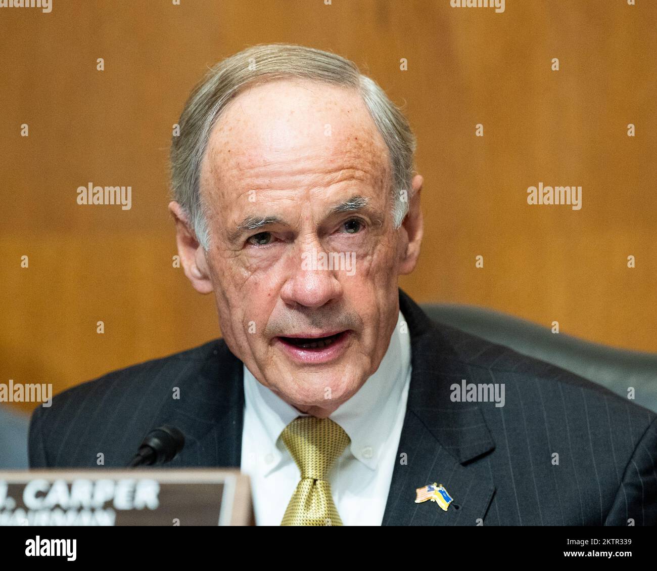 Washington, United States. 29th Nov, 2022. U.S. Senator Tom Carper (D ...