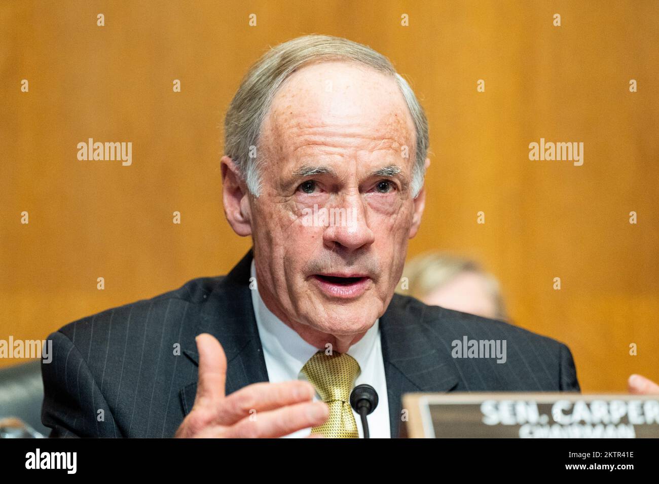 Washington, United States. 29th Nov, 2022. U.S. Senator Tom Carper (D ...