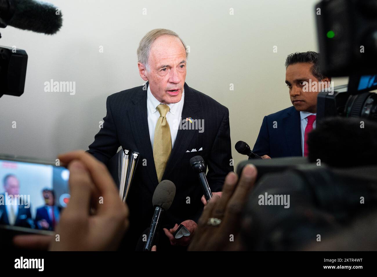 Washington, United States. 29th Nov, 2022. U.S. Senator Tom Carper (D ...