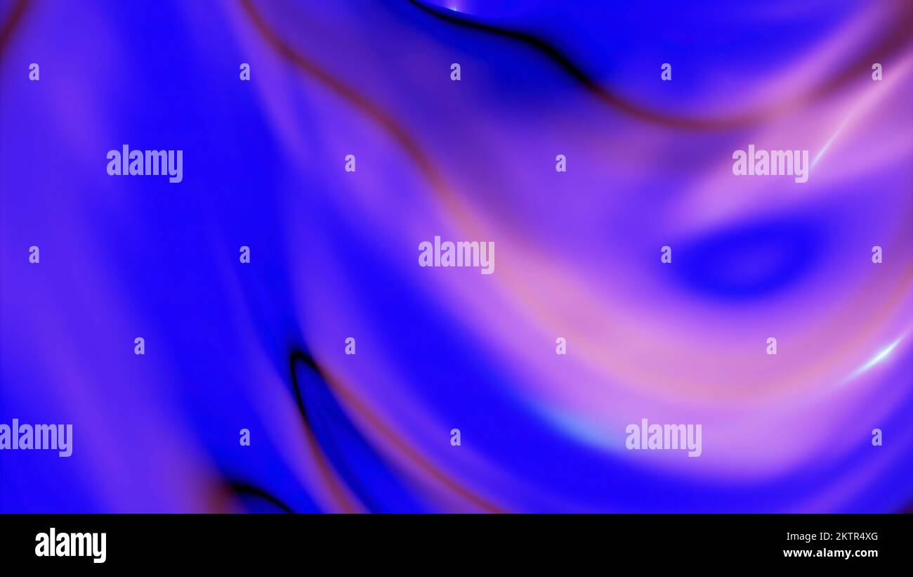 Moving flow of colorful liquid. Design. Iridescent liquid with luster ...