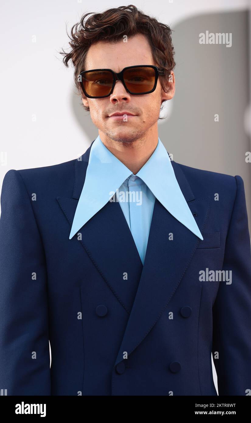 Harry Styles on the red carpet for 'Don't Worry Darling' at the 79th ...