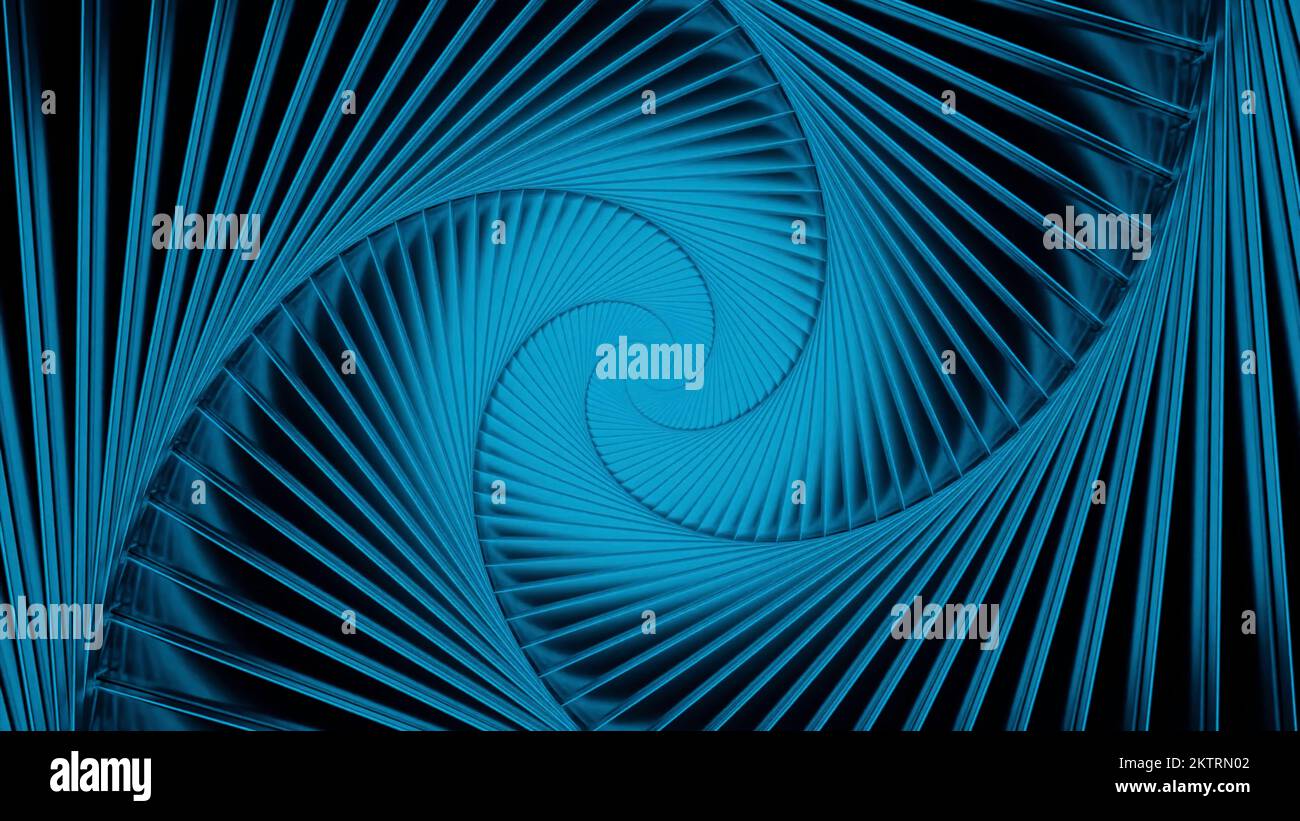 Blue background changing colors. Motion.A bright portal rotating slowly ...