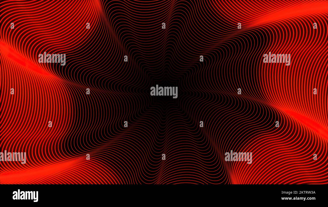 Geometric pattern flashes with many stripes. Design. Pulsations with ...