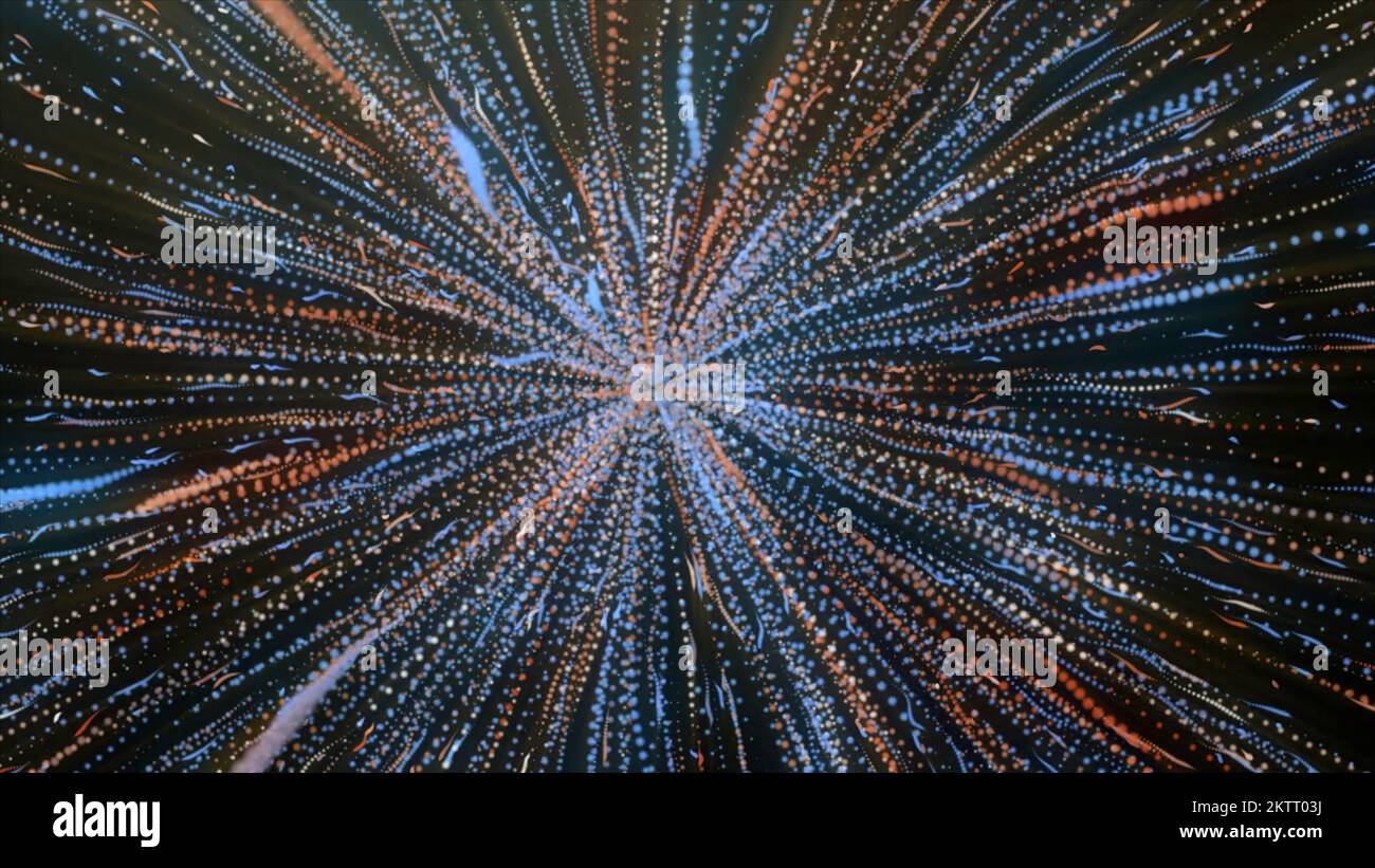 Warp effect flying through stars hi-res stock photography and images ...