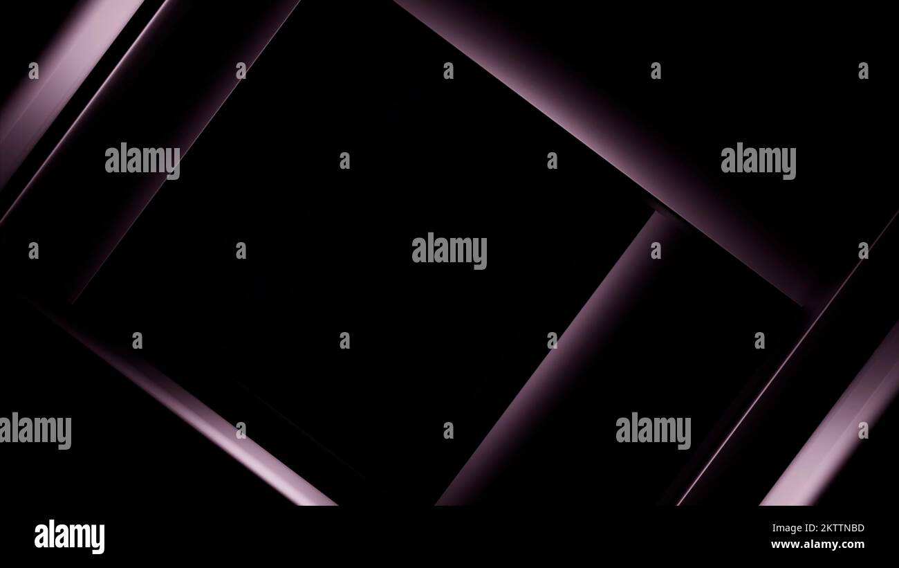 A black empty square portal. Design.A dark tunnel moving in different ...