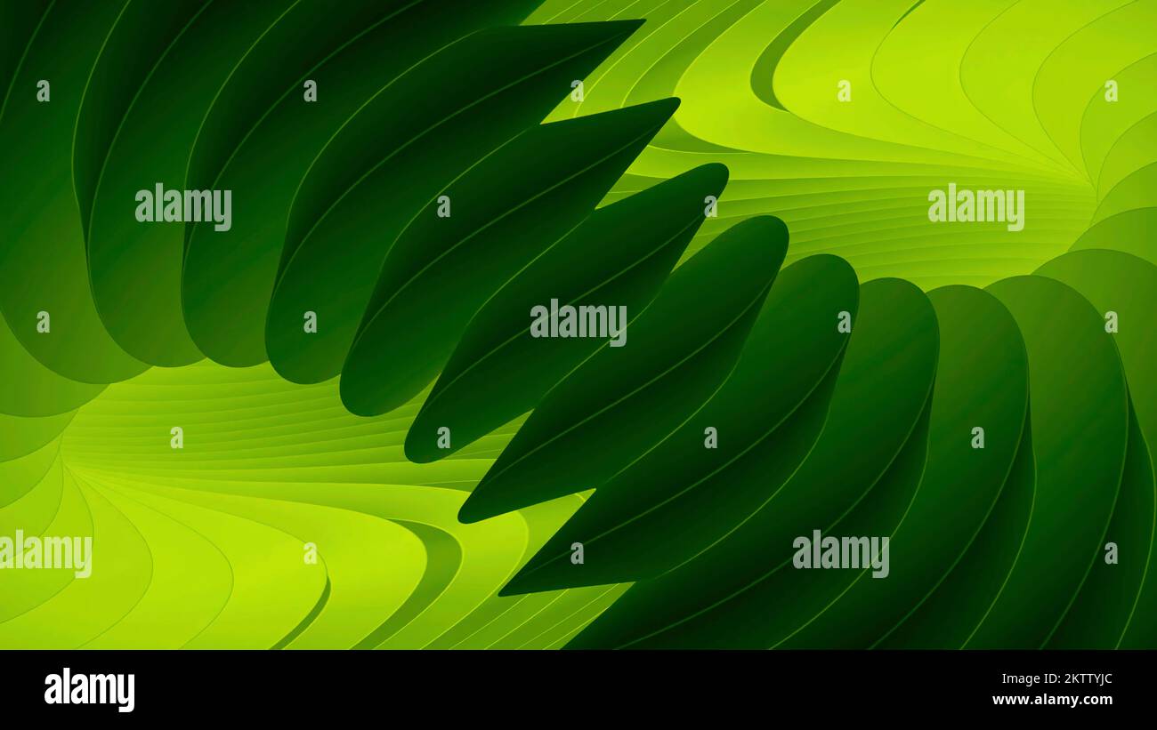 The green eight. Design.A bright background with animation that runs in ...