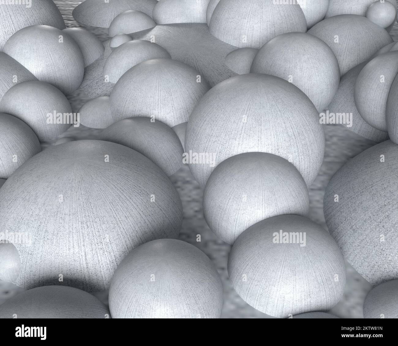 Gray matte bubbles. Texture. 3d illustration Stock Photo - Alamy