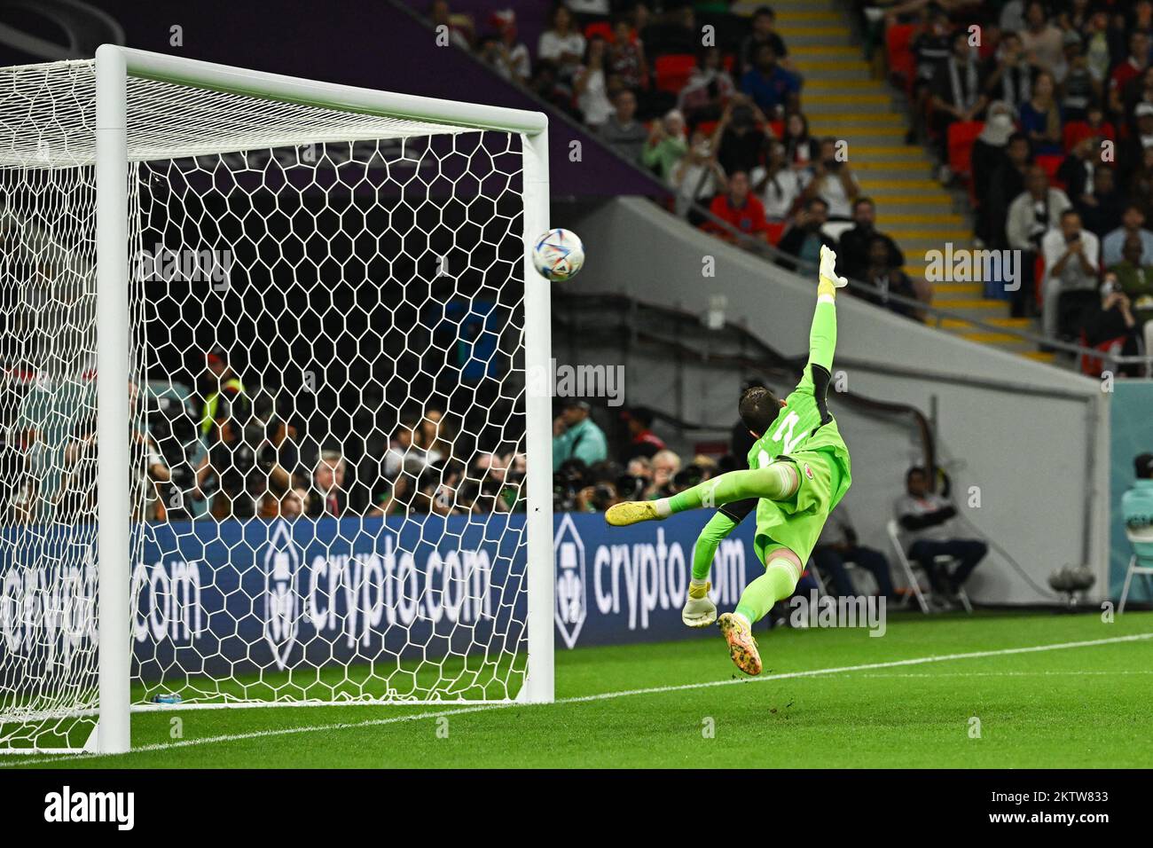 Danny Ward of Wales during Wales v England match of the Fifa World Cup ...