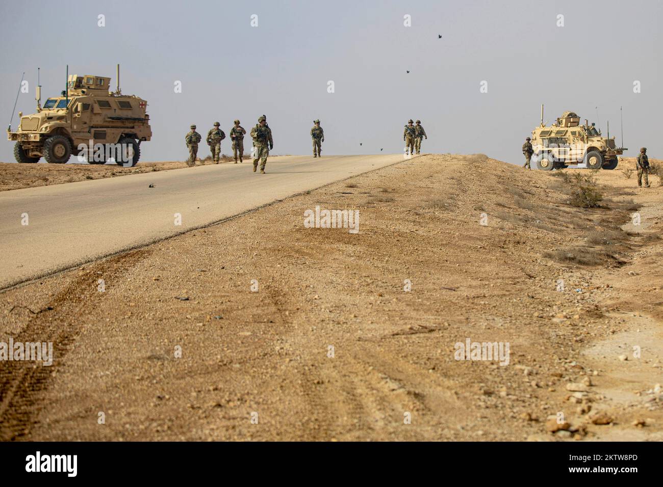 Al Asad Air Base, Iraq. 18th Nov, 2022. U.S. Army Soldiers assigned to ...