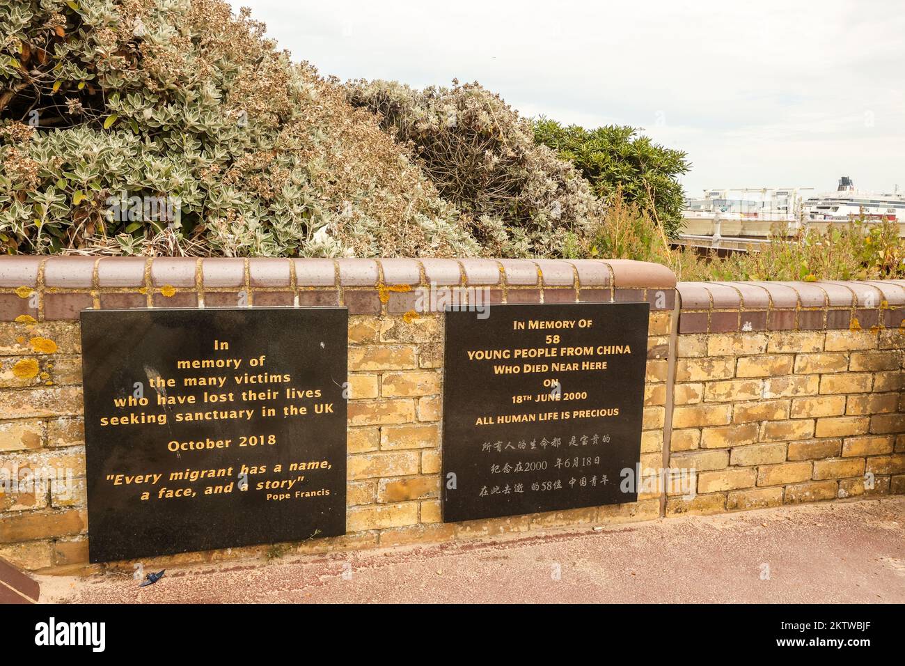Memorial,plaques,plaque,for,migrants,migrant,deaths,that,have,drowned ...
