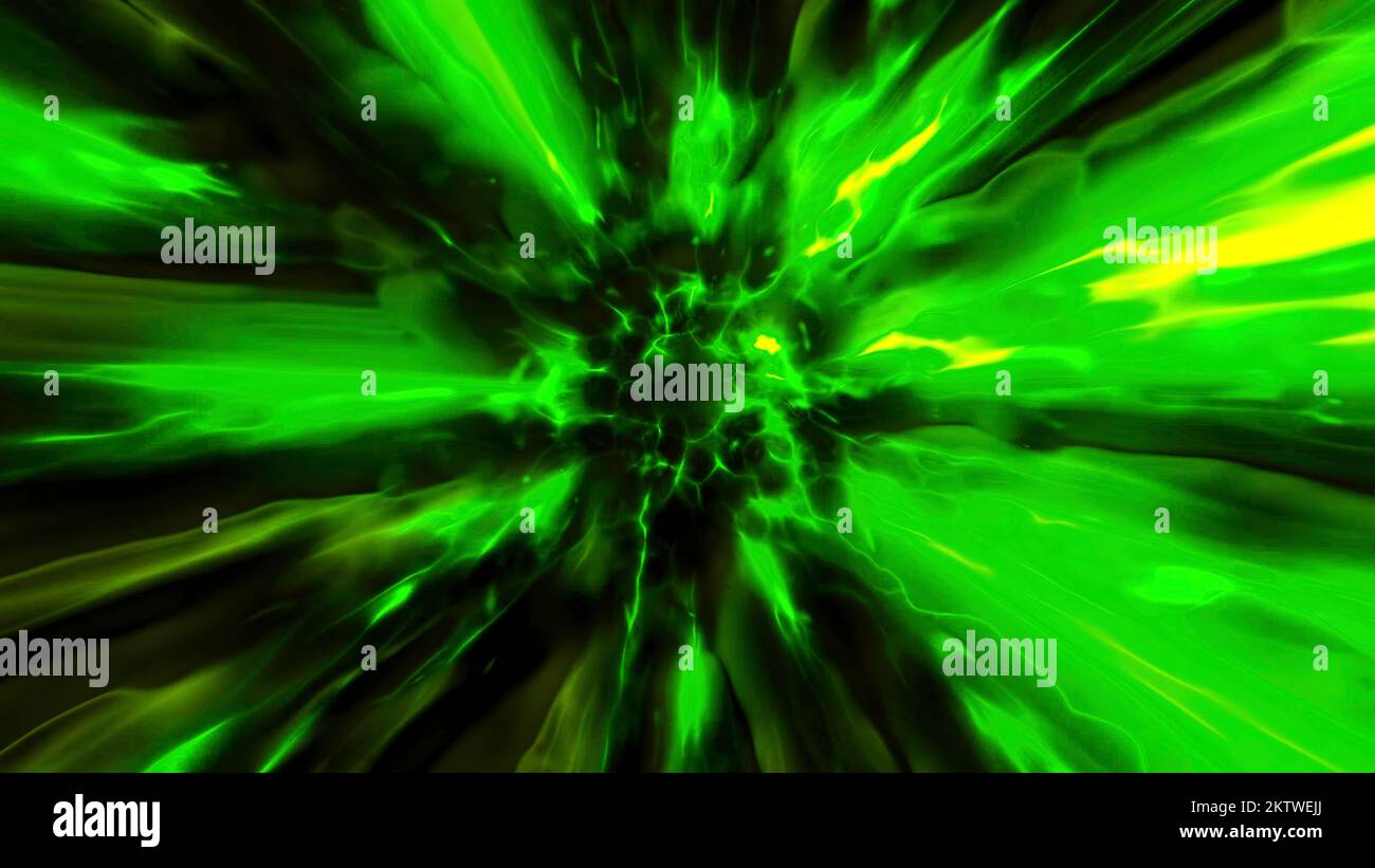 Bright glowing tunnel with plasma pattern. Motion. Rotating tunnel with ...