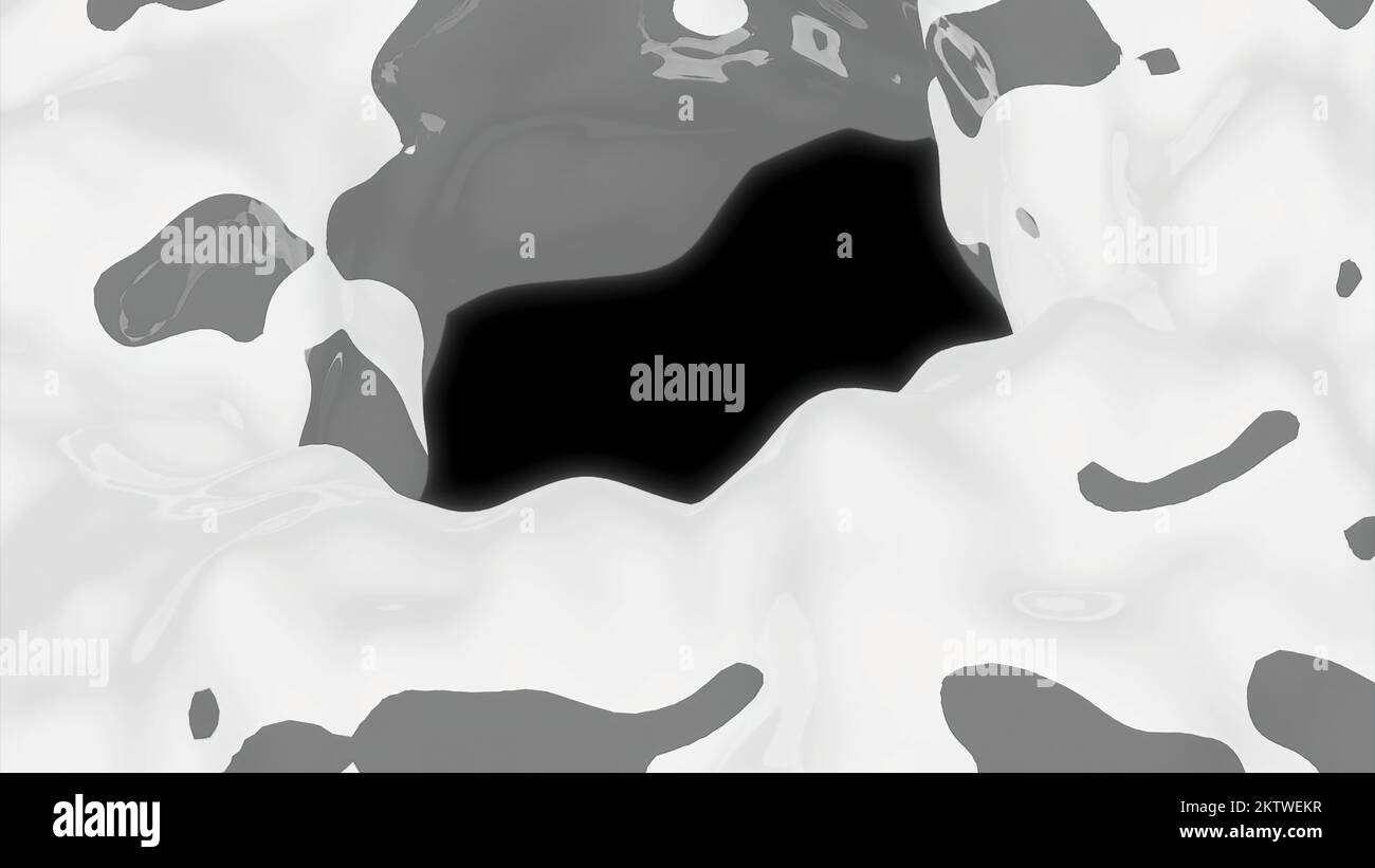 Moving abstract liquid with wavy ripples. Design. Flow of rotating 3d ...