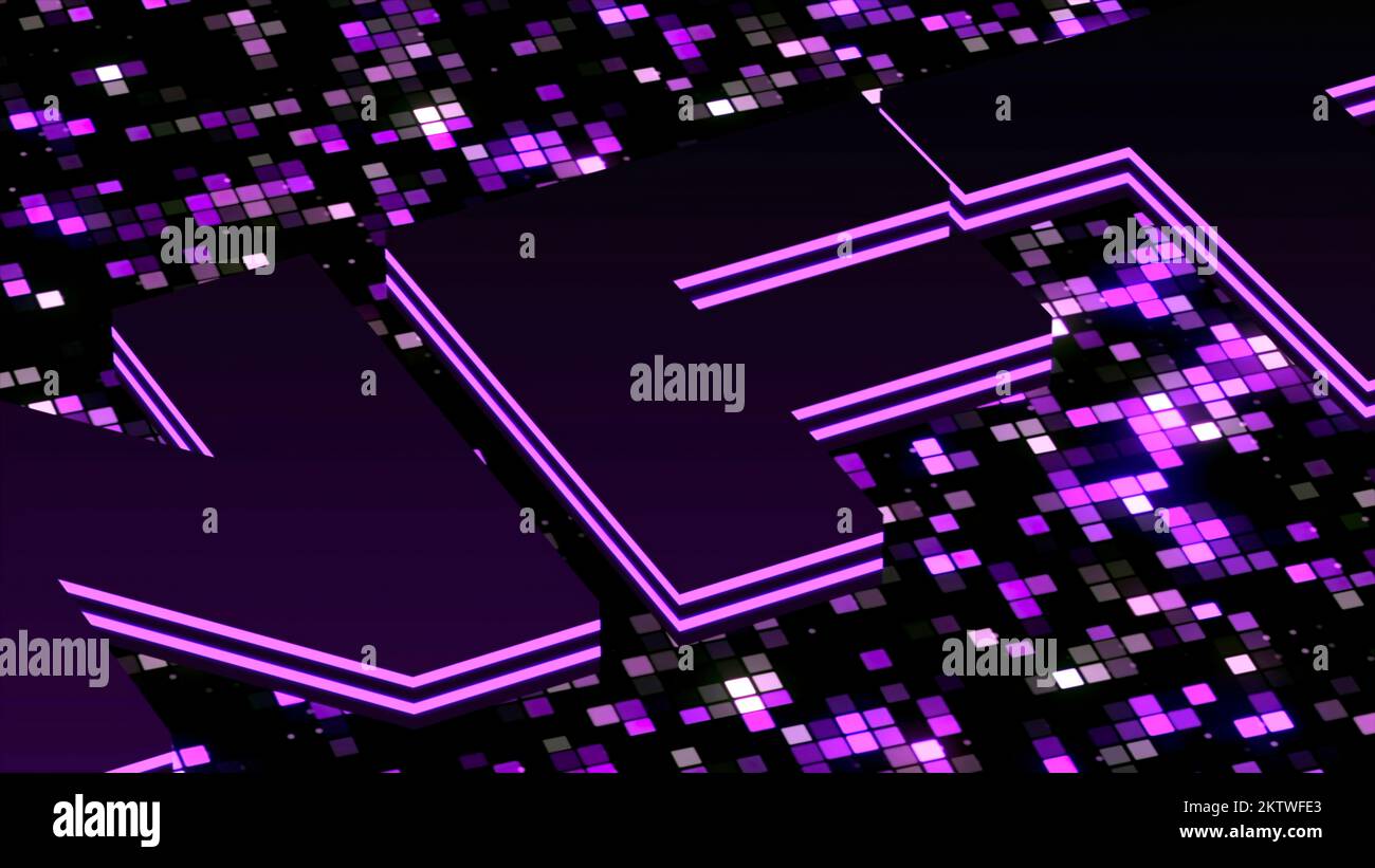 Technology background digital letters blinking hi-res stock photography ...