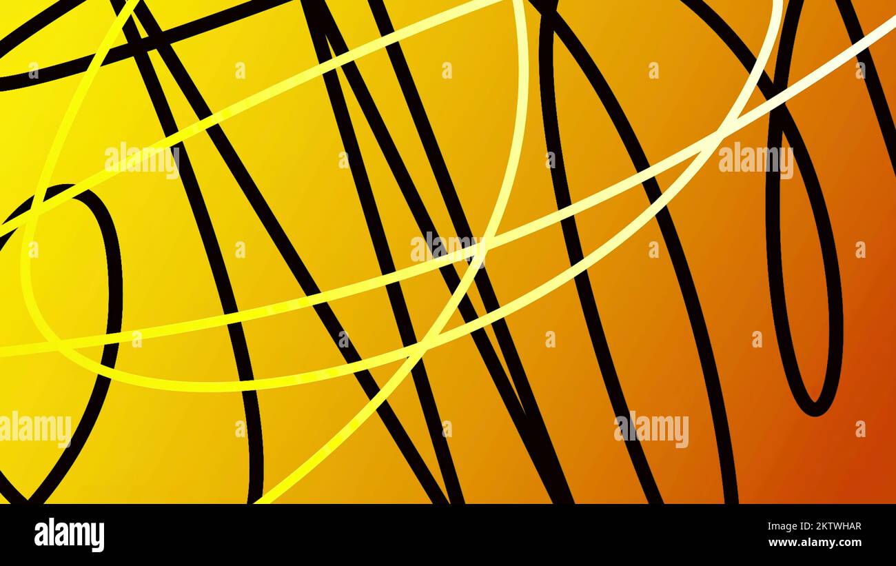 Stylish animation with moving curved lines. Motion. Animated background ...