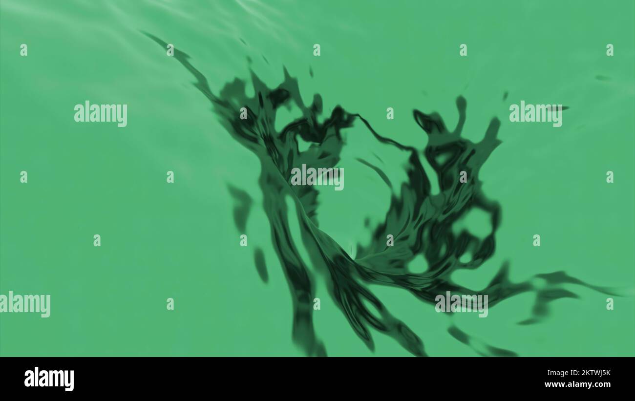 Moving flow of colored liquid with glare. Design. Animation with moving ...