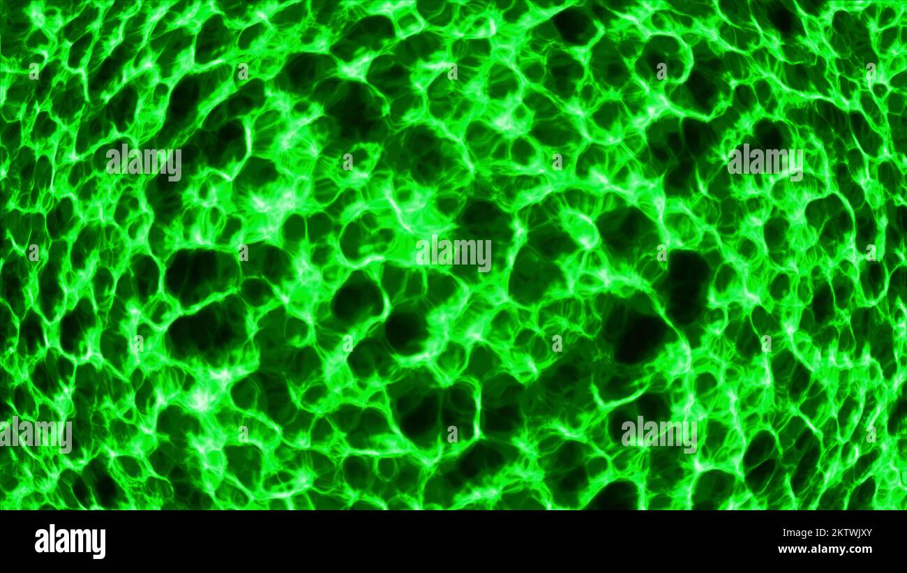 Moving plasma liquid with ball. Motion. Terrible mass of liquid plasma ...