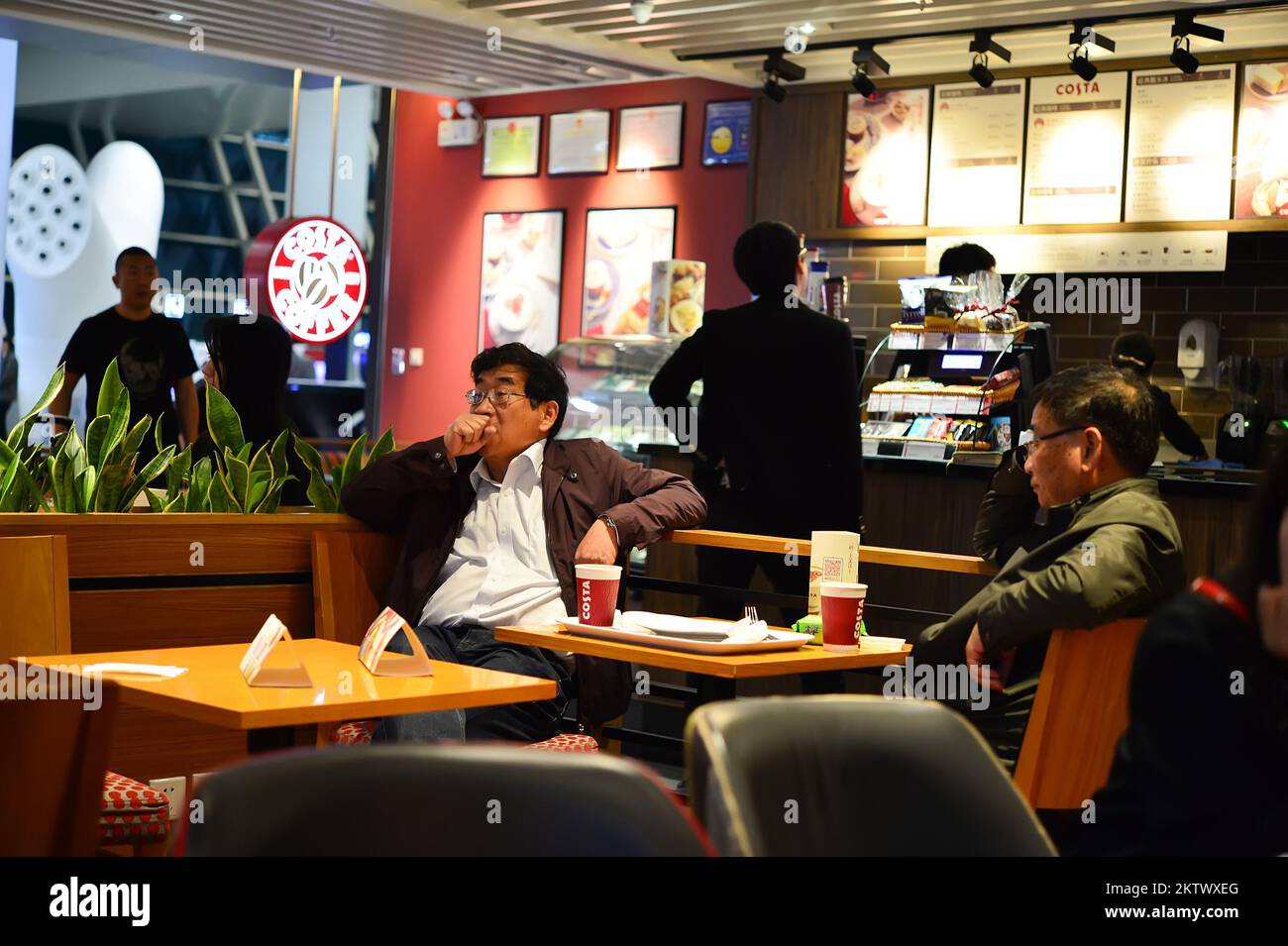 Interior of a costa coffee shop hi-res stock photography and images - Alamy