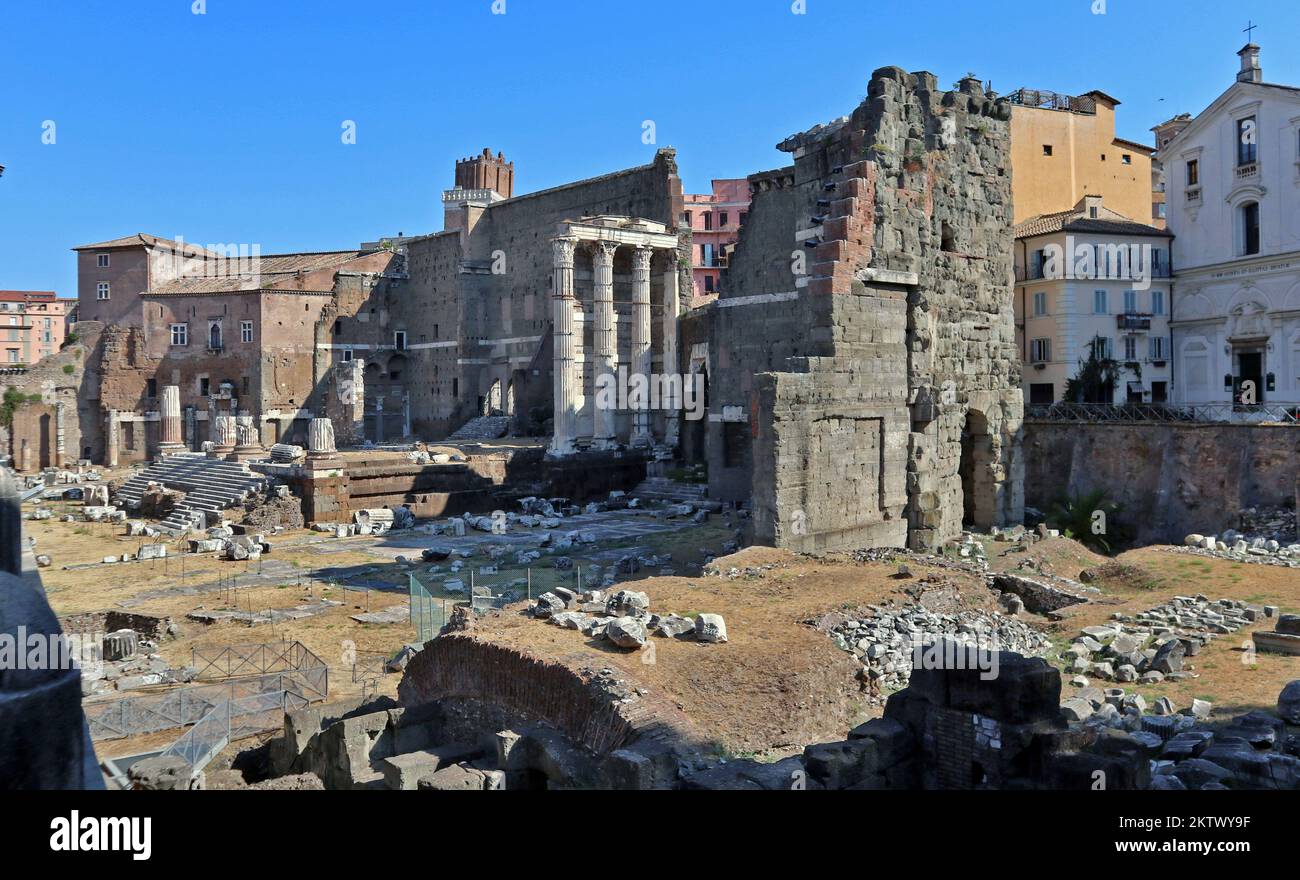 Rome.Forum of Augustus Stock Photo - Alamy