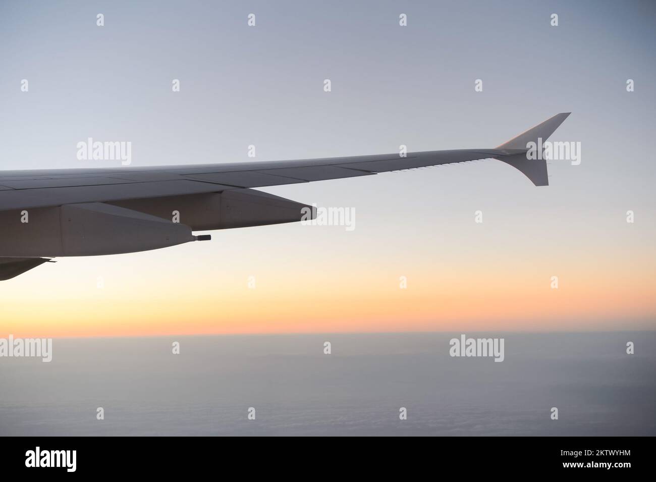 Aerial view from jet aircraft Stock Photo - Alamy