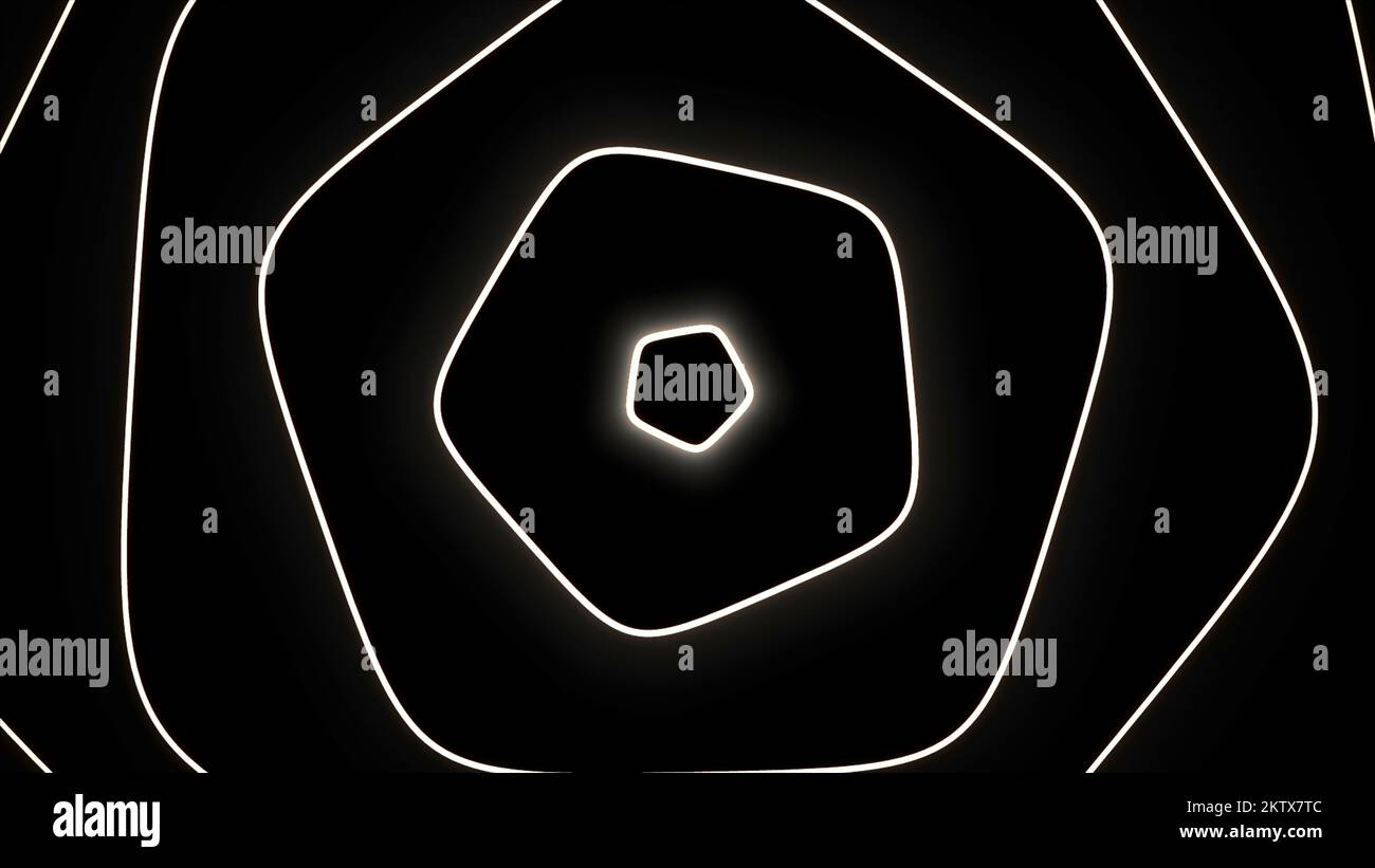 Black background. Motion. Purple and white lines appearing and moving ...