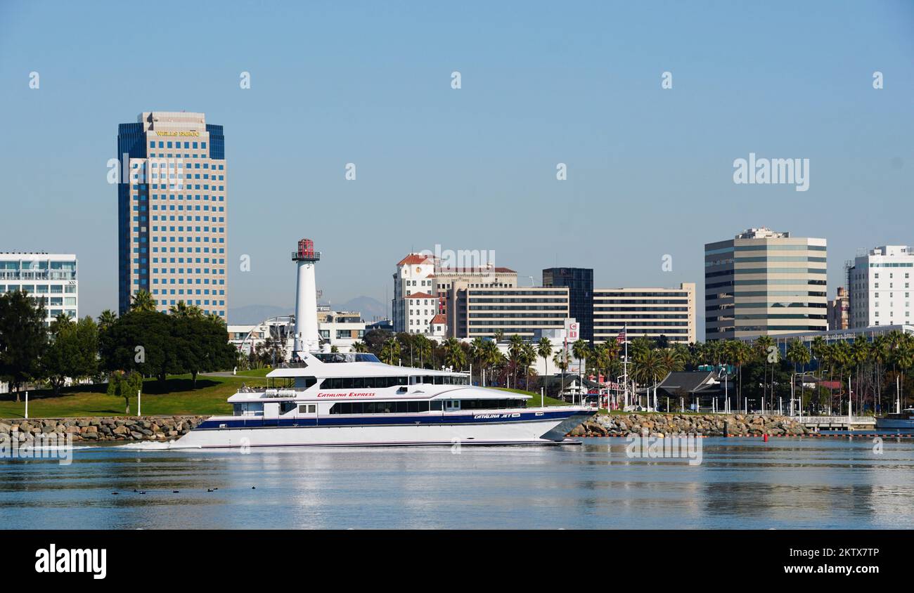 Long Beach, California, U.S.A - November 12, 2022 - Catalina Express ...