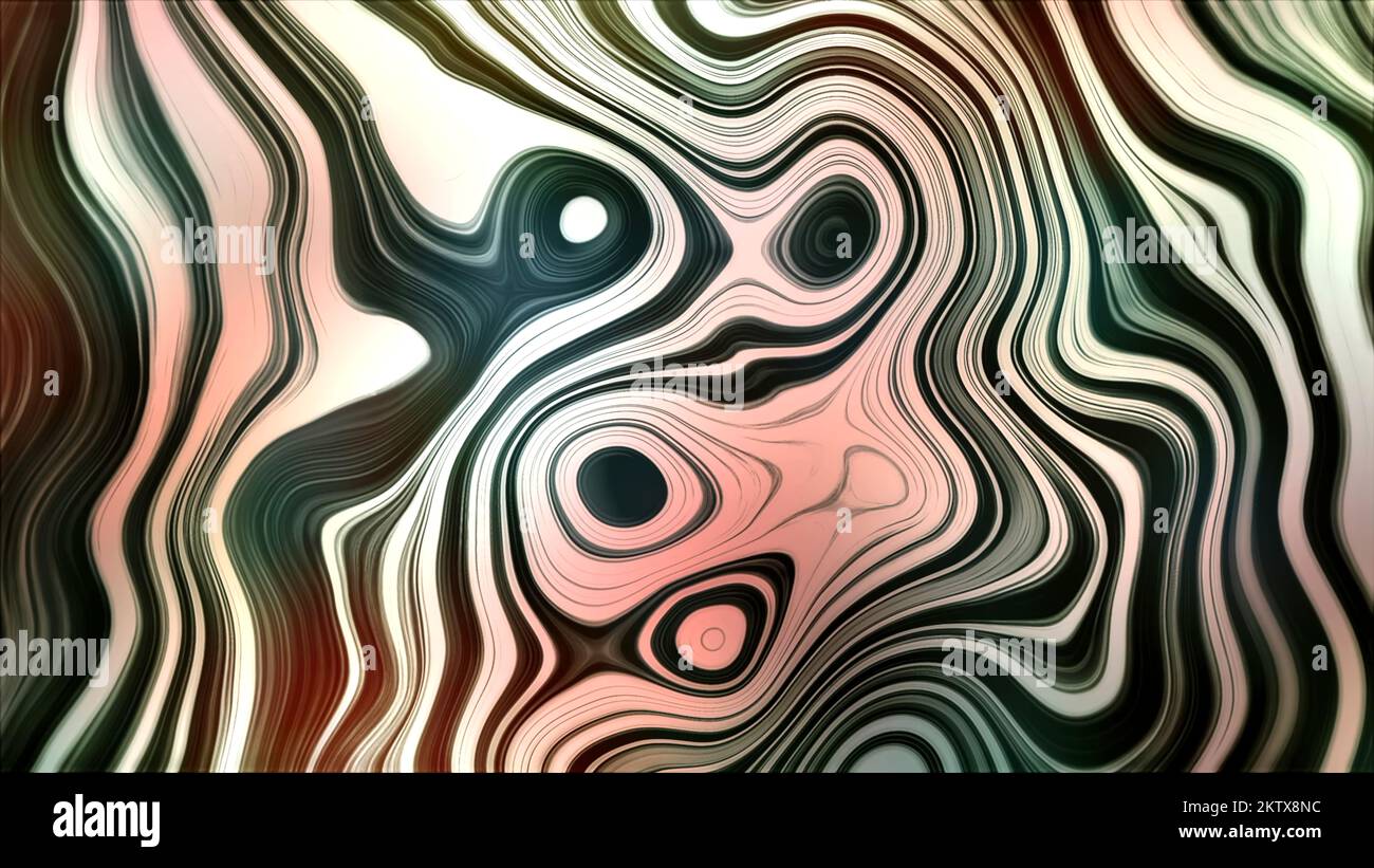 Hypnotic liquid pattern with flashing. Motion. Beautiful background ...