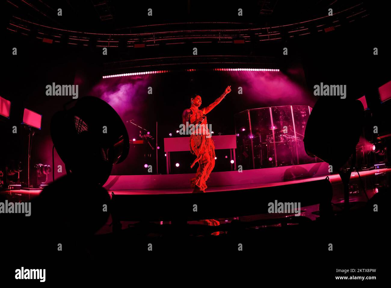 American singer, songwriter, and dancer Kehlani Ashley performs live at ...