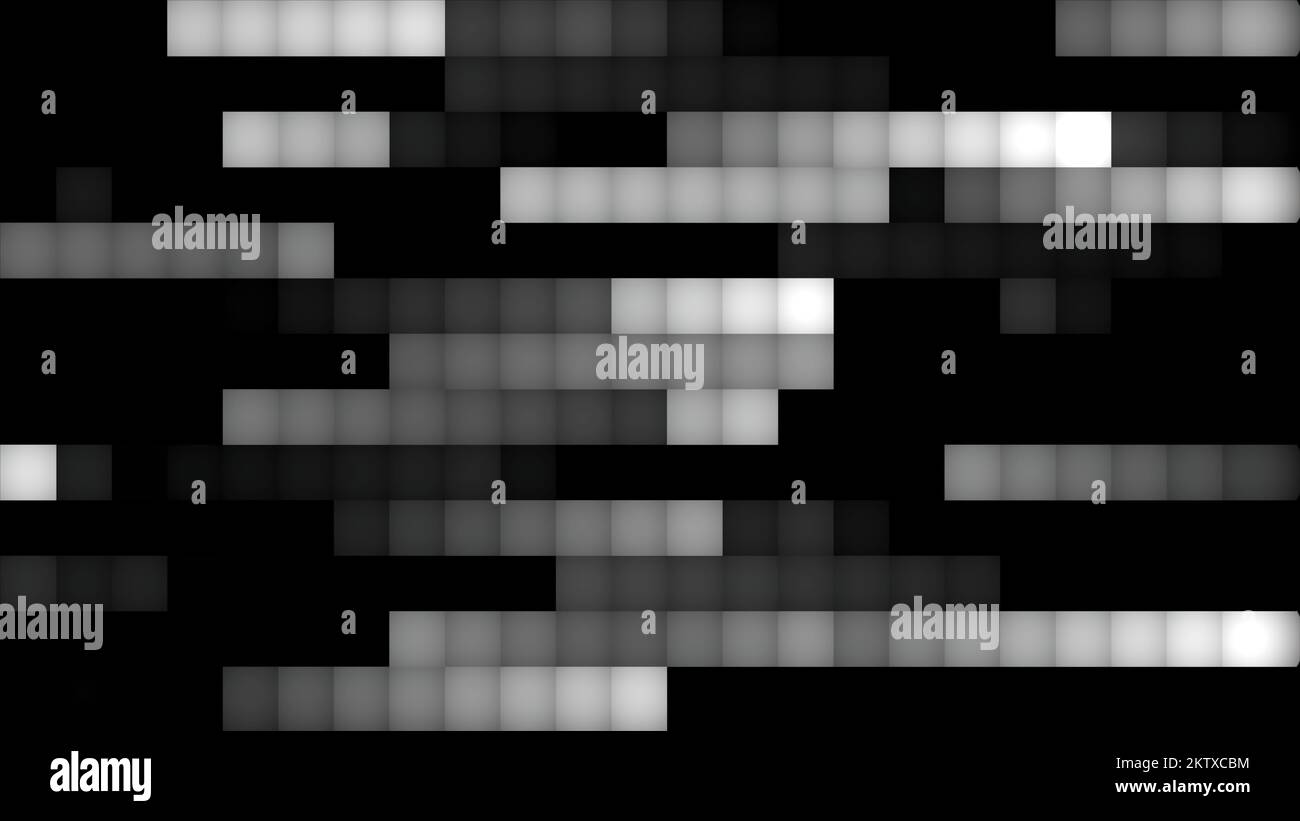 Gray and yellow background. Motion . Bright animation with pixels that ...