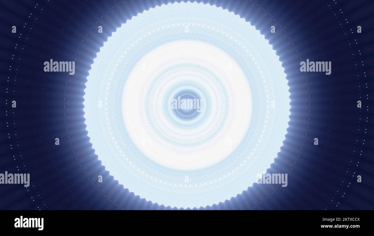 Hyperjump through time travel machine. Motion. Time and space corridor ...