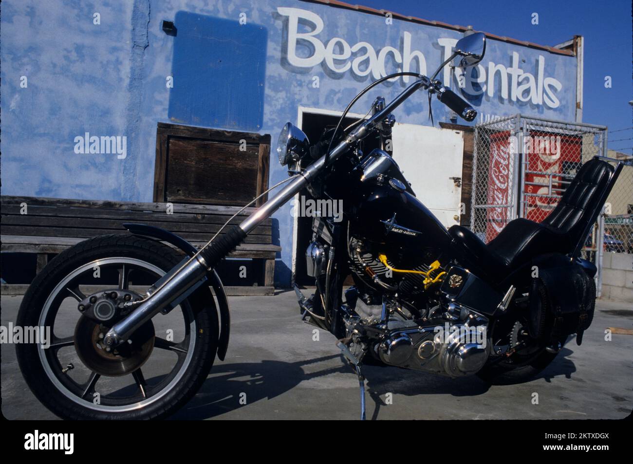 Harley davidson biker california hi-res stock photography and images ...