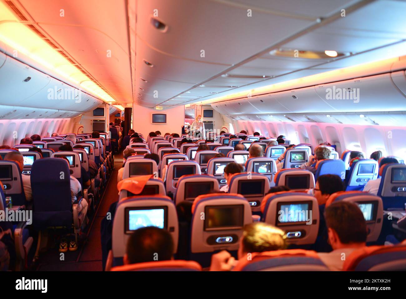Boeing 777 interior hi-res stock photography and images - Alamy